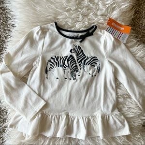 Gymboree | Shirts & Tops | Gymboree The World Of Eric Carle Zebra ...